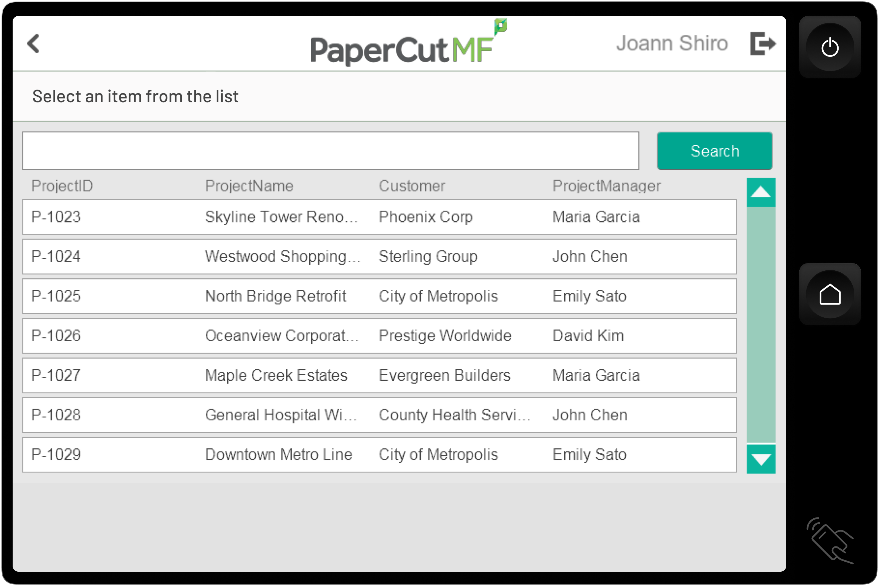 MF Advanced Scanning | PaperCut